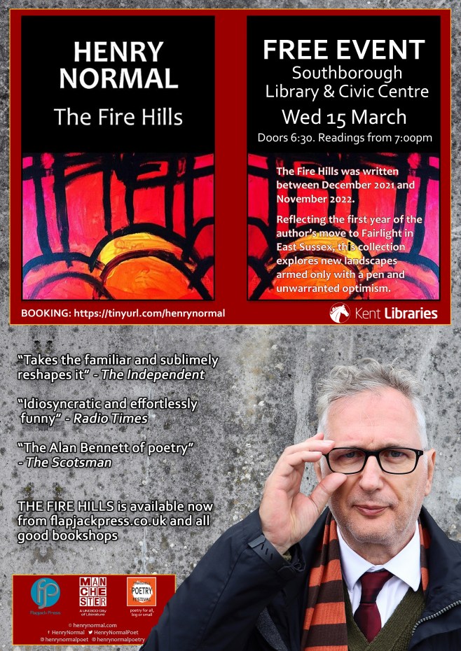The Return of Henry Normal – Tunbridge Wells Poetry Festival